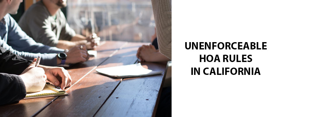 Unenforceable Hoa Rules In California What They Cant Do